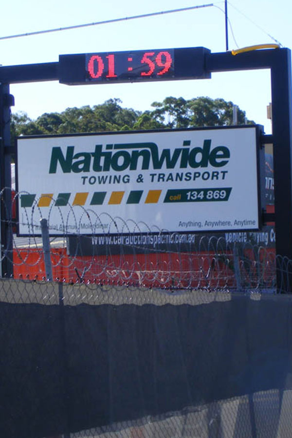 Time and Temperature LED Signs - Signtronics Australia